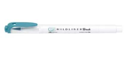 Бичих хэрэгсэл :: Тодруулагч :: Тодруулагч Mildliner Brush Pen Blue Green